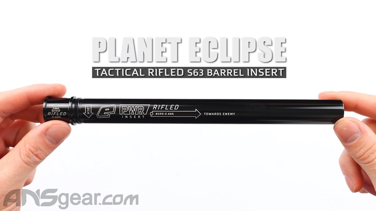 Planet Eclipse Shaft 6 S63 PWR Tactical Rifled Insert By Lapco - Review - YouTube