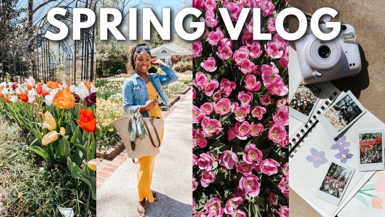 SPRING VLOG | all things spring🌸, farmer’s market, gallery & gardens ...