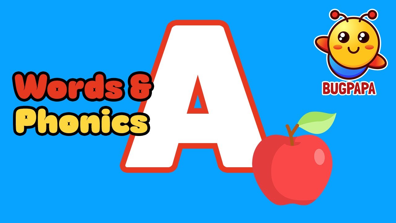 Learn ABC 👉 The Letter A | Abacus, airplane, ant, apple, axe | Bugpapa ...