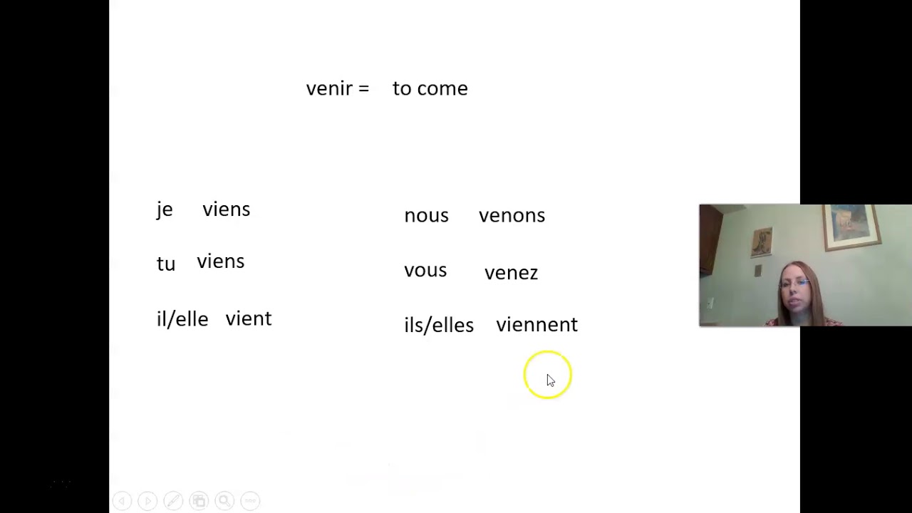 aller and venir with future and venir de and preposition with article ...