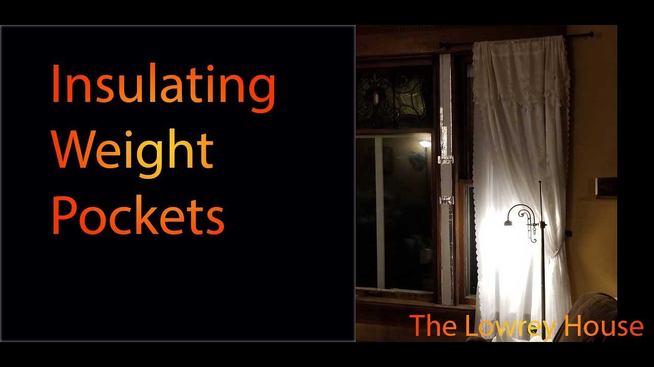 Insulating weight pockets while retaining originality - YouTube