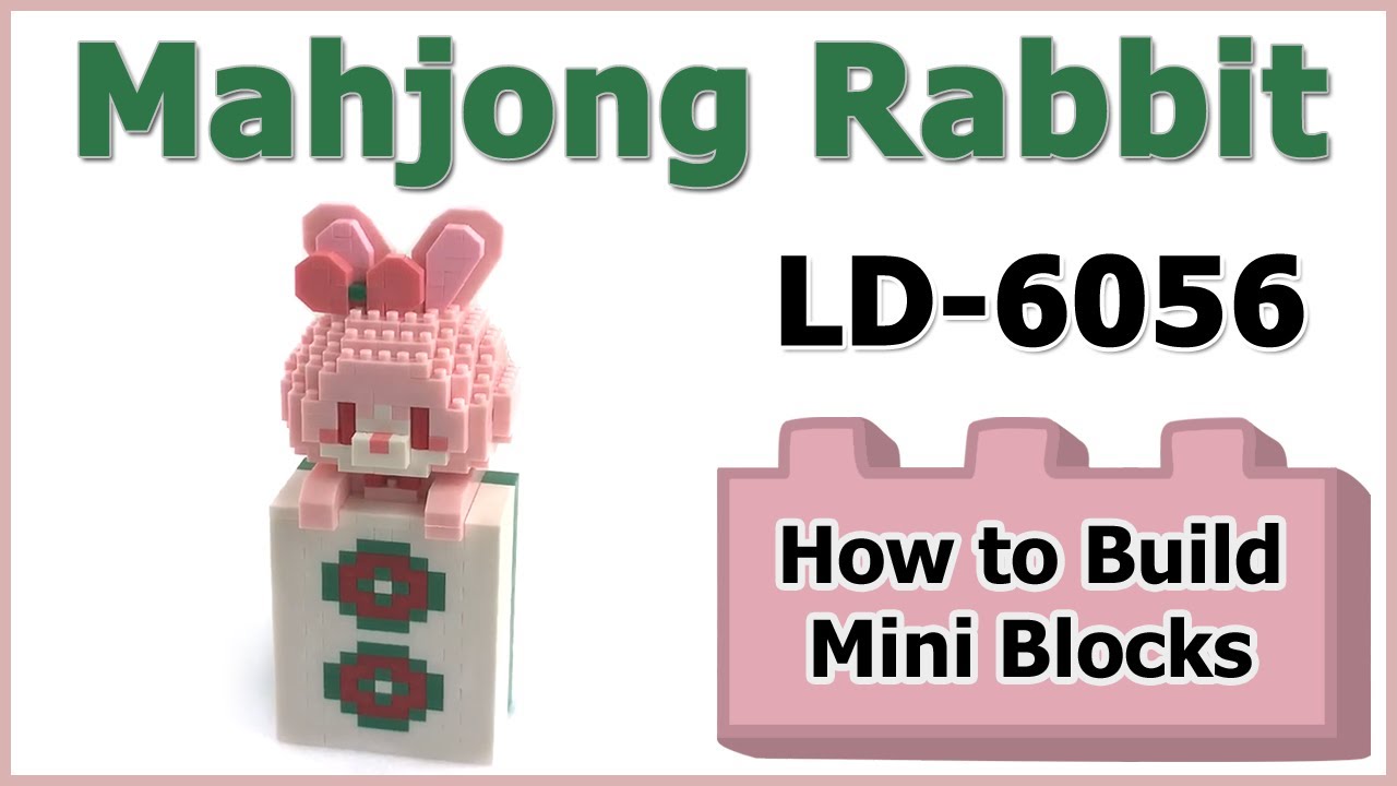 How to Build Mini Blocks Mahjong Rabbit LD-6056 Review Manual ...