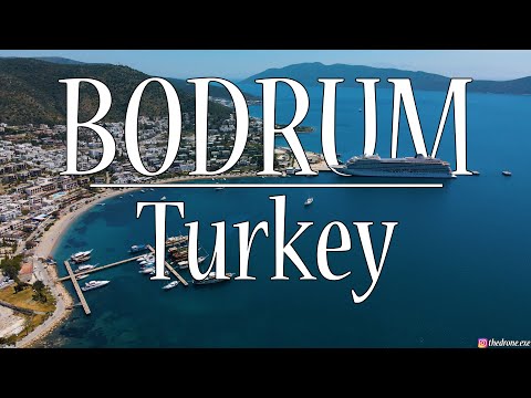 CITY OF BLUE | 4K Drone Video Clip, Bodrum/Turkey