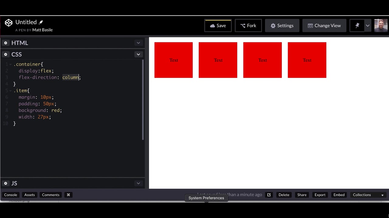 Flex Direction: Row and Column - YouTube