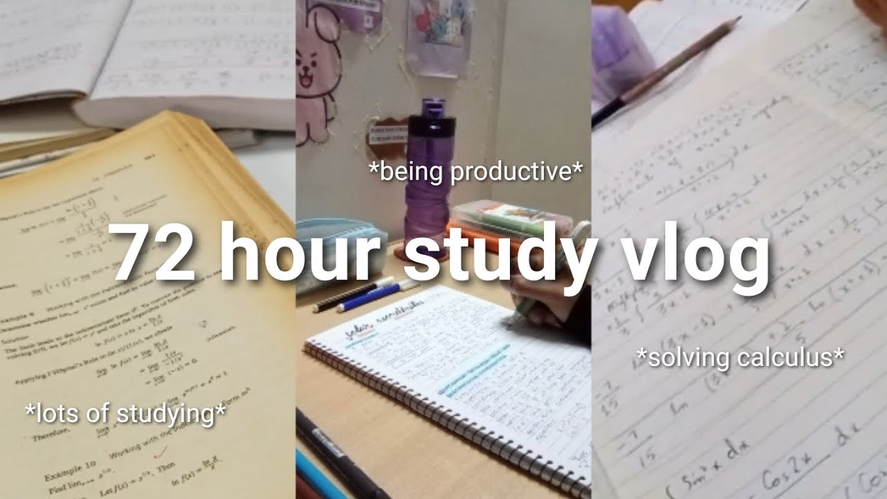 STUDY VLOG | productive days in my life | lots of studying, practicing ...