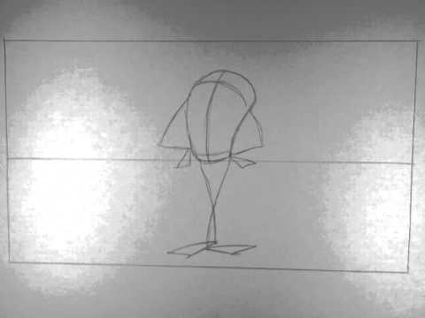 Frog Side Step Animation for Principles of 2-D Animation - YouTube