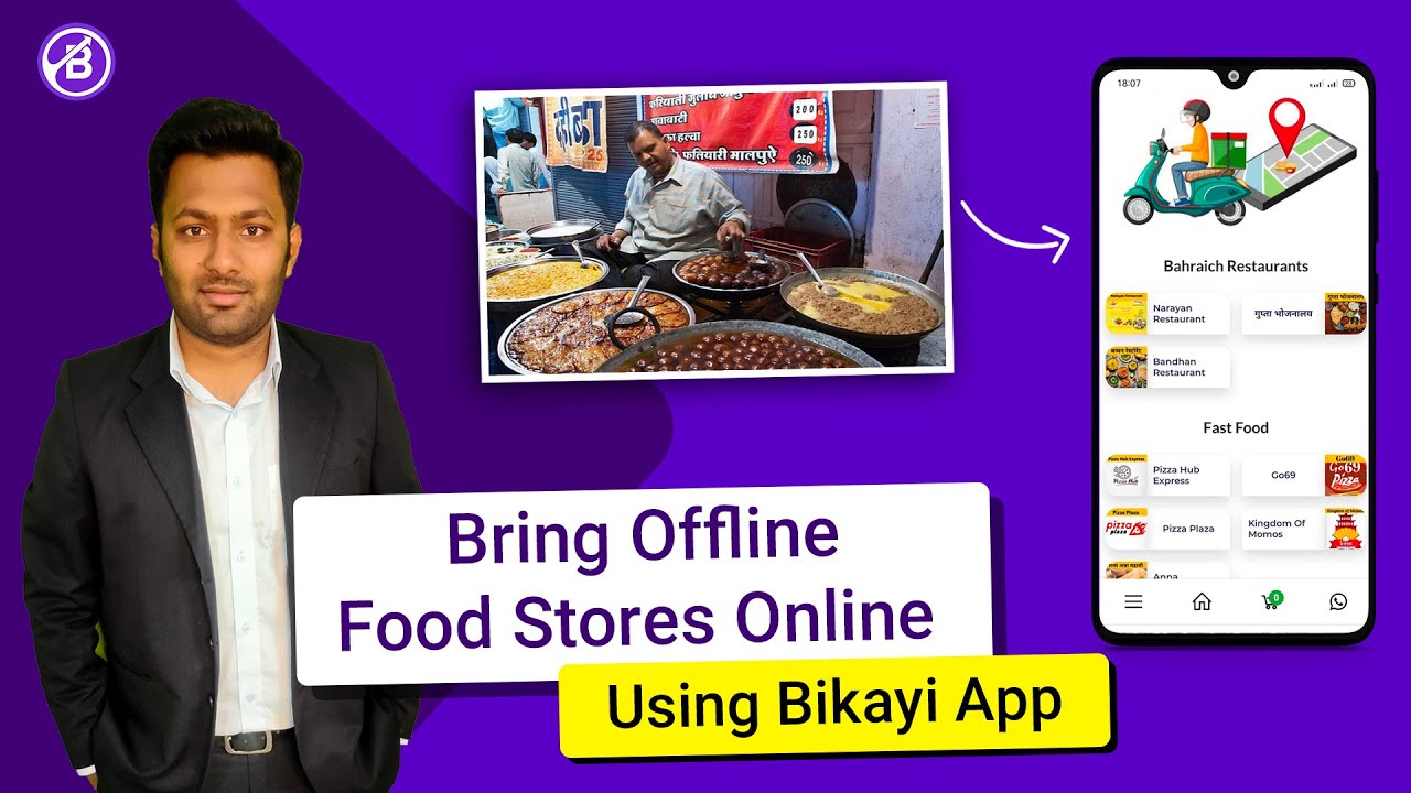 Bring Offline Food Stores Online with Bikayi app - YouTube