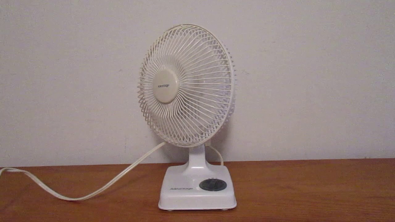 Advantage 7" desk fan - YouTube