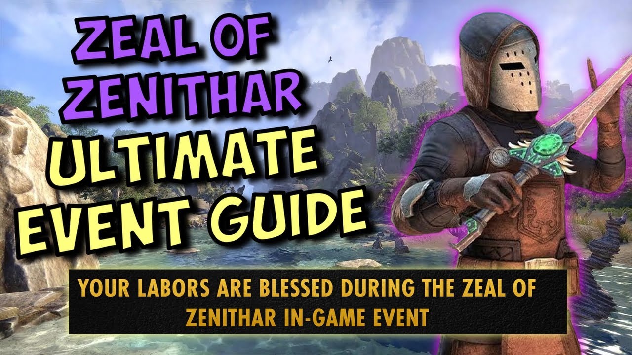 💰Zeal of Zenithar Is BACK! Easy Gold, Crafting & Deals (ESO 2025) - YouTube