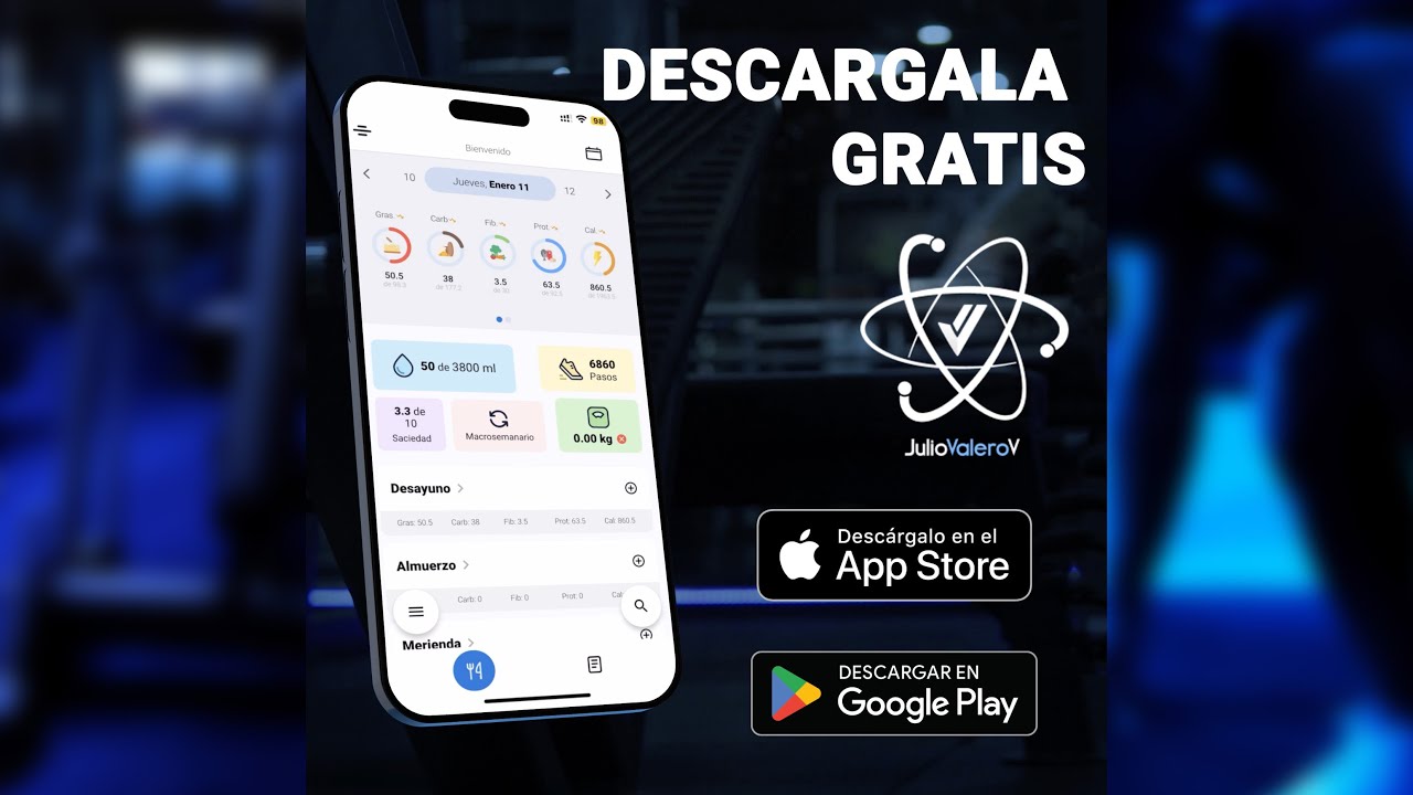 Presentación y lanzamiento JulioValeroV APP - Contador de Macros y ...