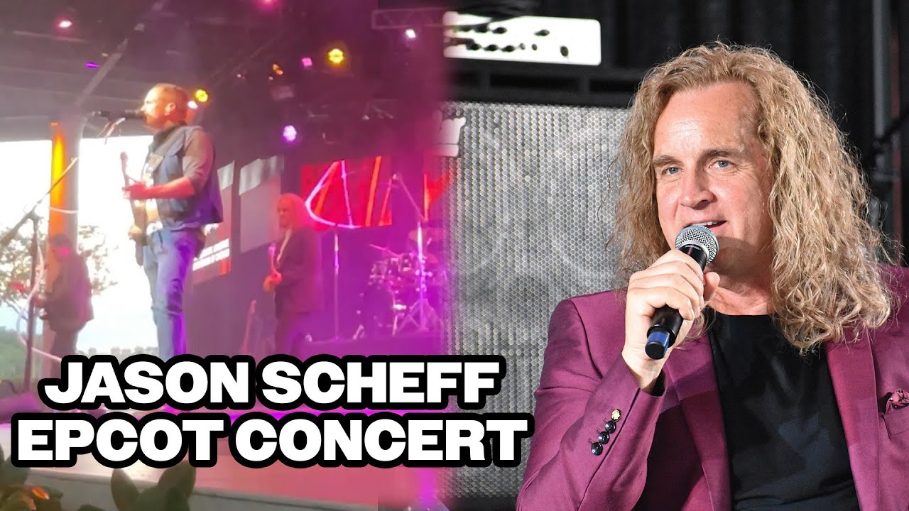 Jason Scheff from Chicago FULL Concert at EPCOT Flower & Garden ...