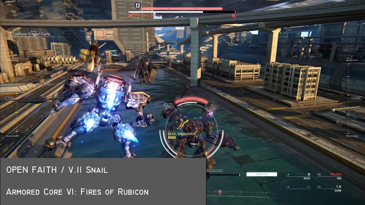 OPEN FAITH / V.II Snail Boss Fight - Armored Core VI: Fires of Rubicon ...