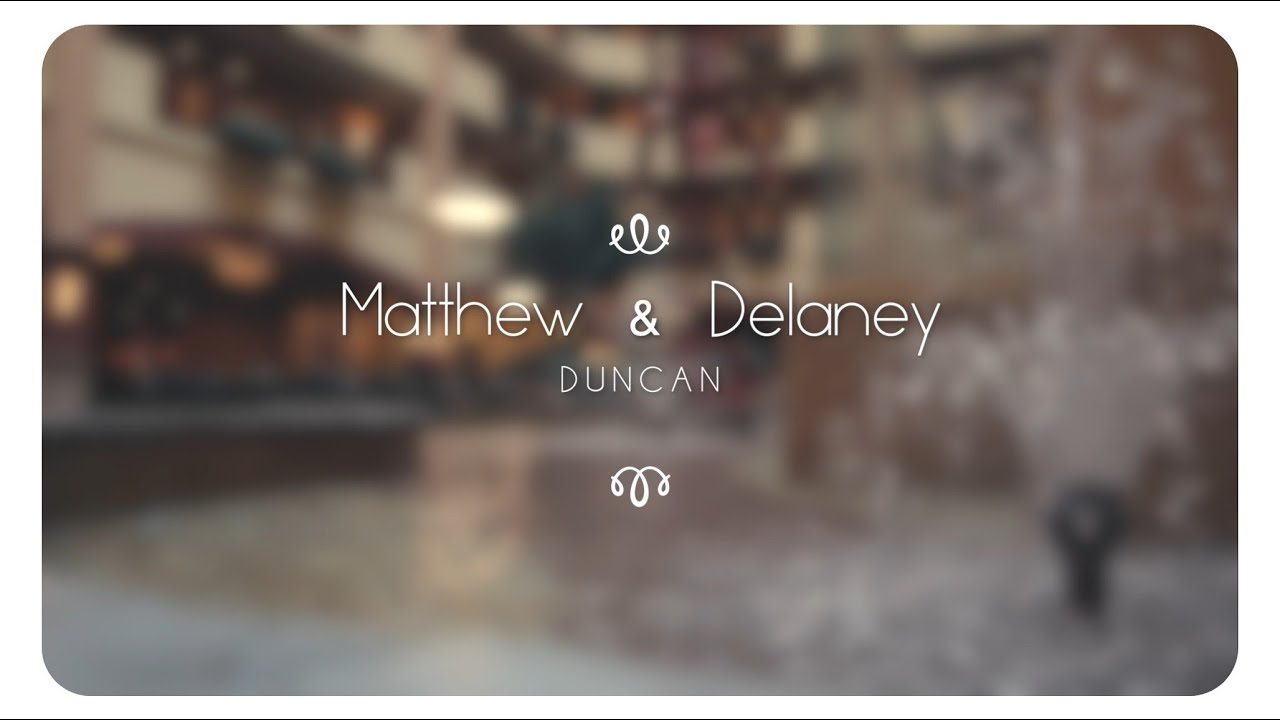 Matthew & Delaney Duncan Wedding - YouTube