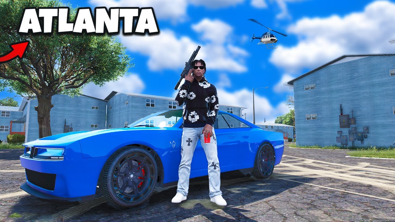I went to ATLANTA and CRASHED OUT in GTA 5 RP.. - YouTube