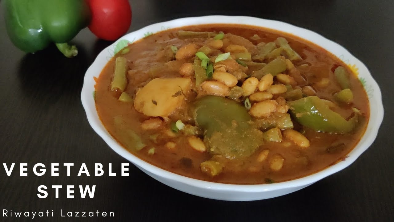 Vegetable Stew Recipe - Special Vegetable Stew with Rajma - How to Make ...