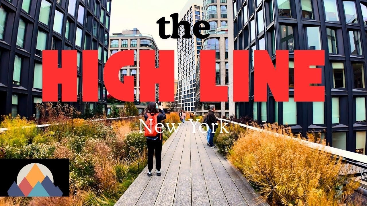 The High Line Park NYC 🗽 Highline is Garden on Train Tracks🌳 Best FREE ...