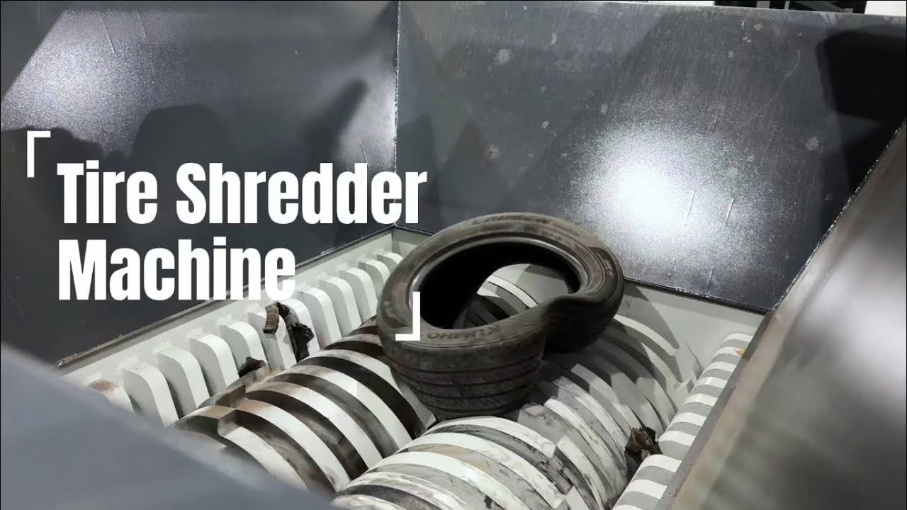 Eco-Friendly Tire Recycling | High-Performance Tire Shredder - YouTube