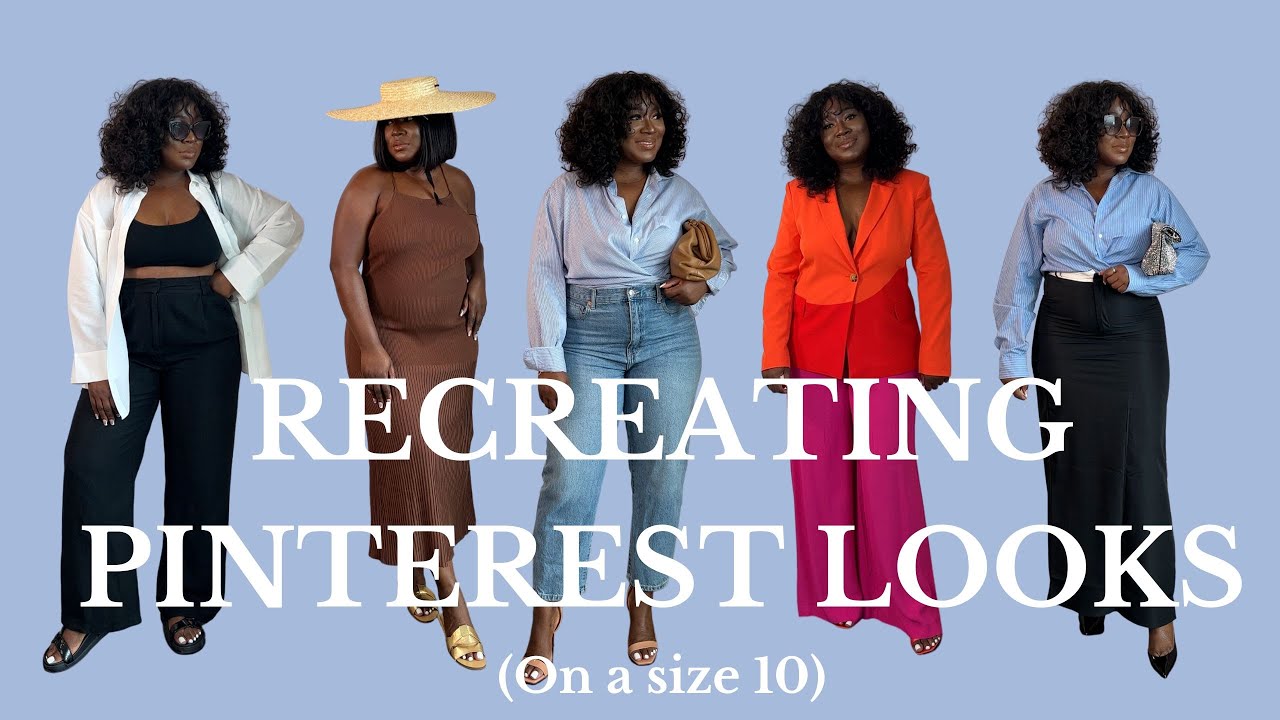RECREATING PINTEREST OUTFITS ON A SIZE 10 | SPRING/SUMMER OUTFIT INSPO ...