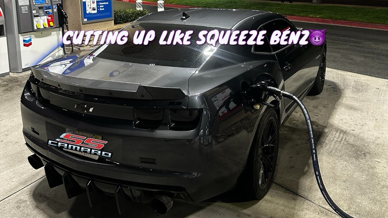 SWIMMING IN TRAFFIC LIKE SQUEEZE BENZ IN MY 2SS LS3 CAMARO😈 - YouTube