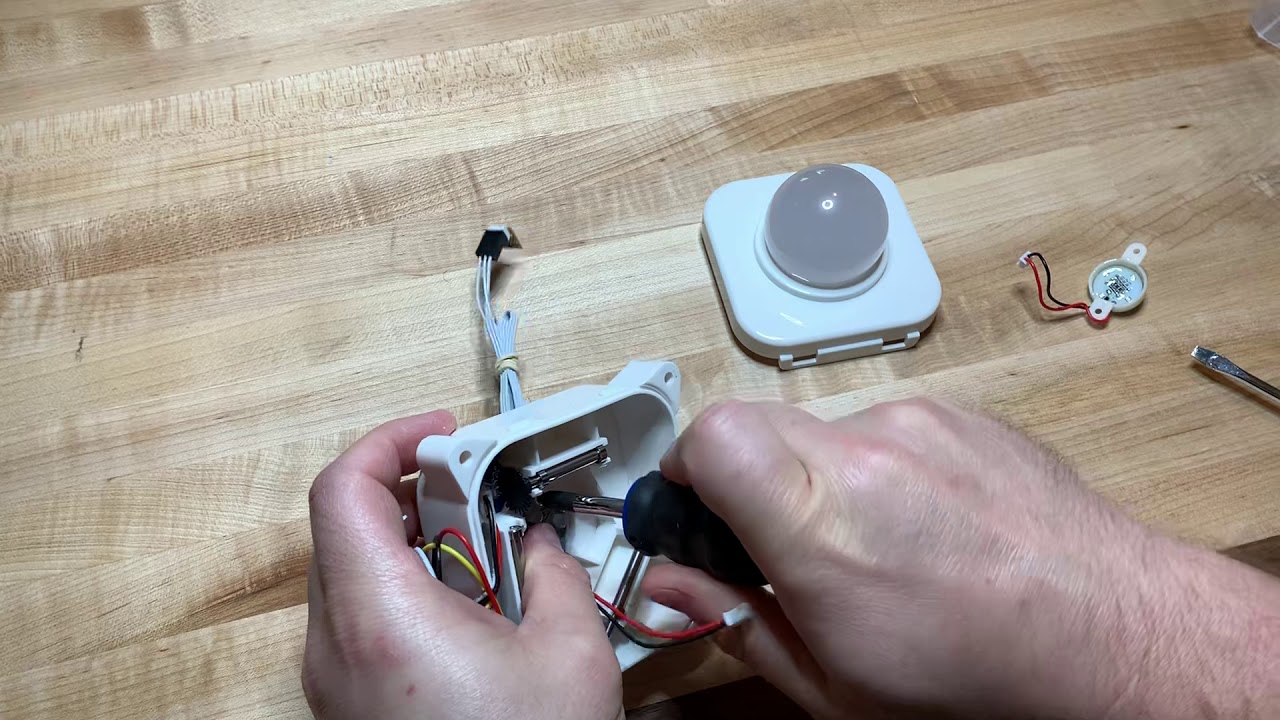 Installation of improved RGB lighting mod for ThunderStick trackball ...