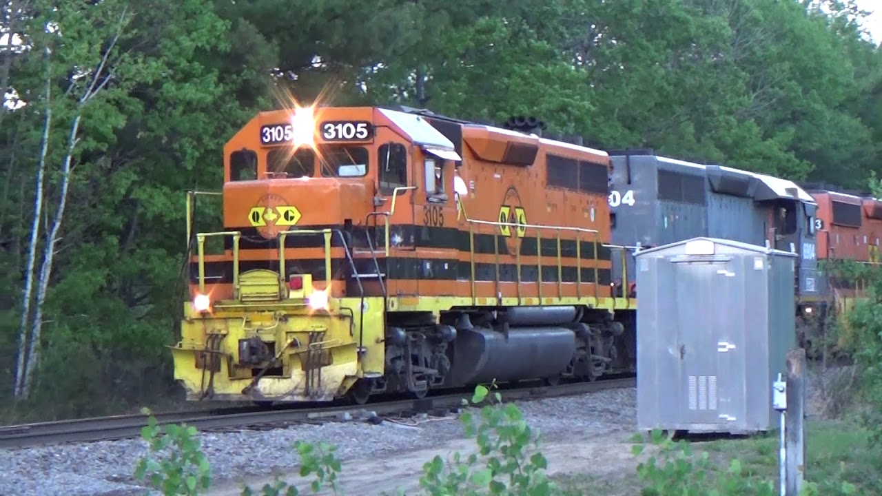 HD QGRY 3105 Leads SLR 393 on 5/29/2020: Lewiston Jct. to South Paris (ME) - YouTube