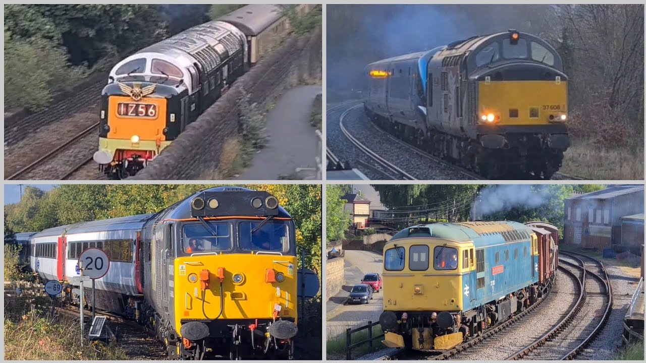 Stunning preserved diesel locos still in action in UK 😃🔧2022/23 ...