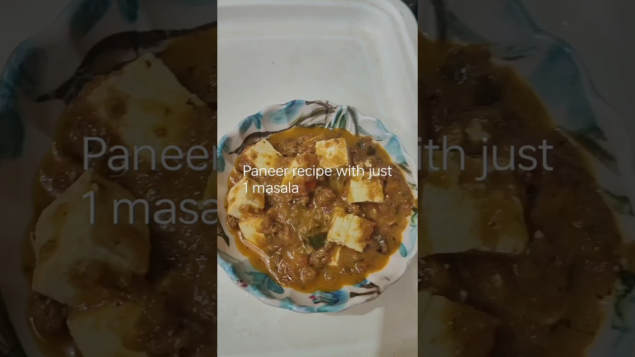 😋😻One masala/paneer recipe/ Shimla mirch paneer/Shahi paneer style ...