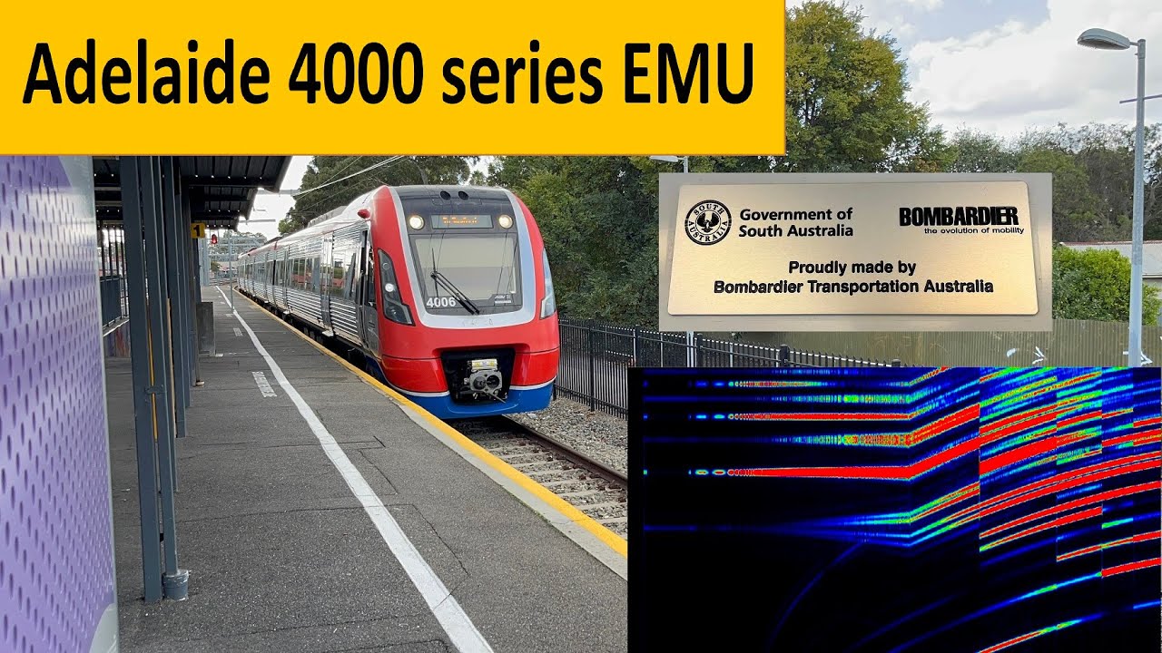 [Inductor Recording] Adelaide 4000 Class EMU -- Bombadier IGBT-VVVF ...