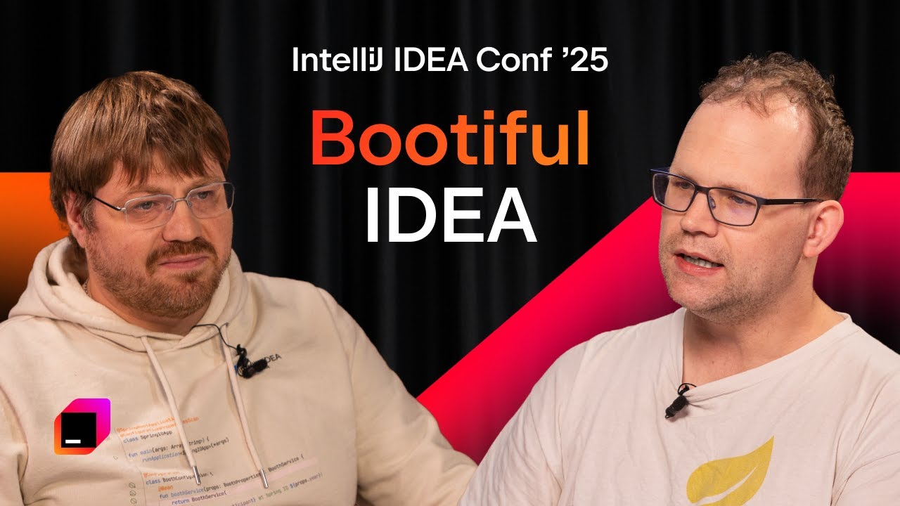 Bootiful IntelliJ IDEA by Josh Long and Aleksey Stukalov - YouTube