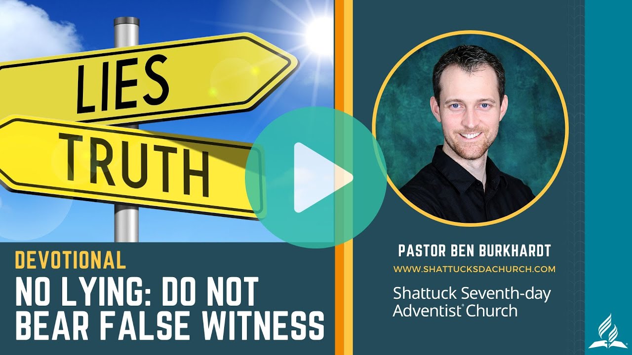 Do not tell lies | God's 9th Commandment - YouTube