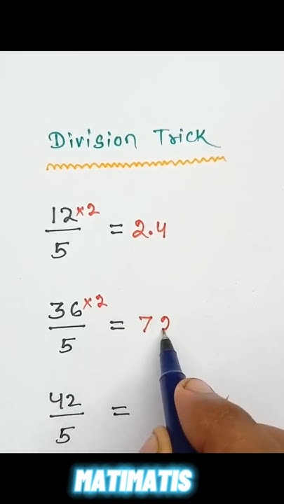 Insanely Easy Trick to Divide Any Number by 5 in Seconds! 🤯 #maths #mathstricks #trendingmath ...