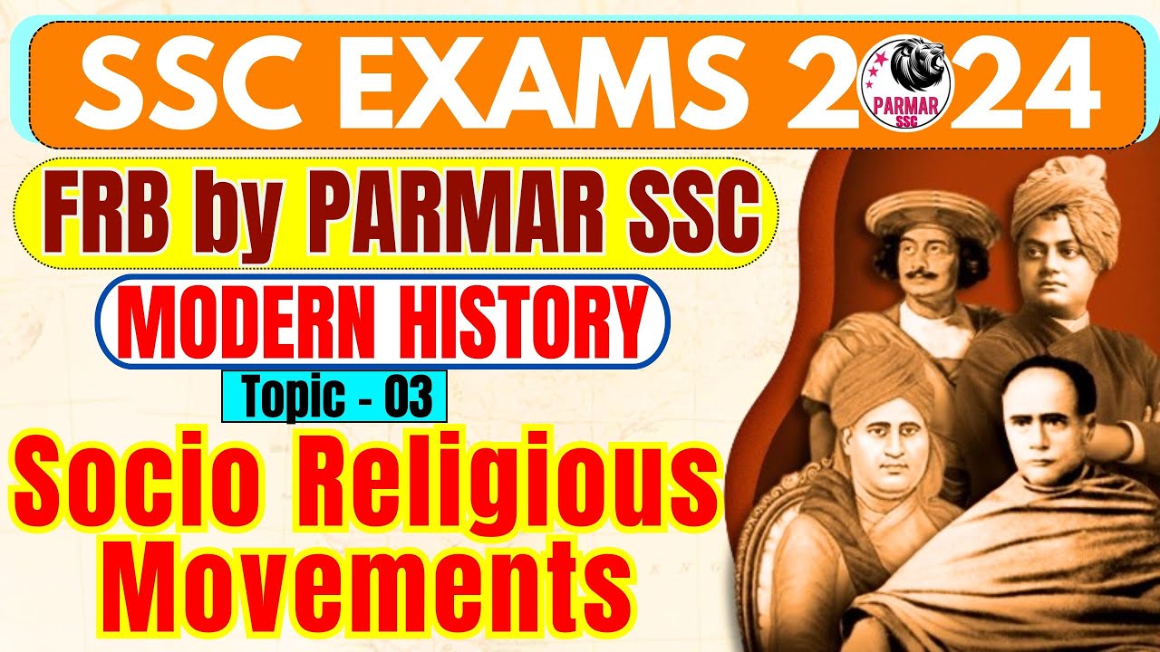 MODERN HISTORY FOR SSC | SOCIO RELIGIOUS REFORM MOVEMENTS | FRB by ...