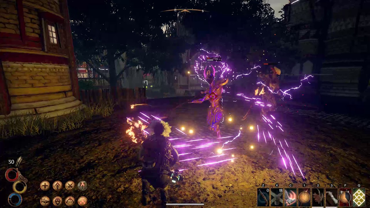 Outward Blue Chambers final boss battle (Butcher of Man) - YouTube