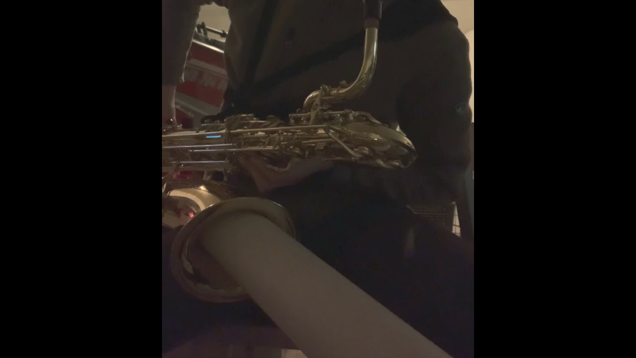 Bari sax with 8 ft pvc pipe - YouTube