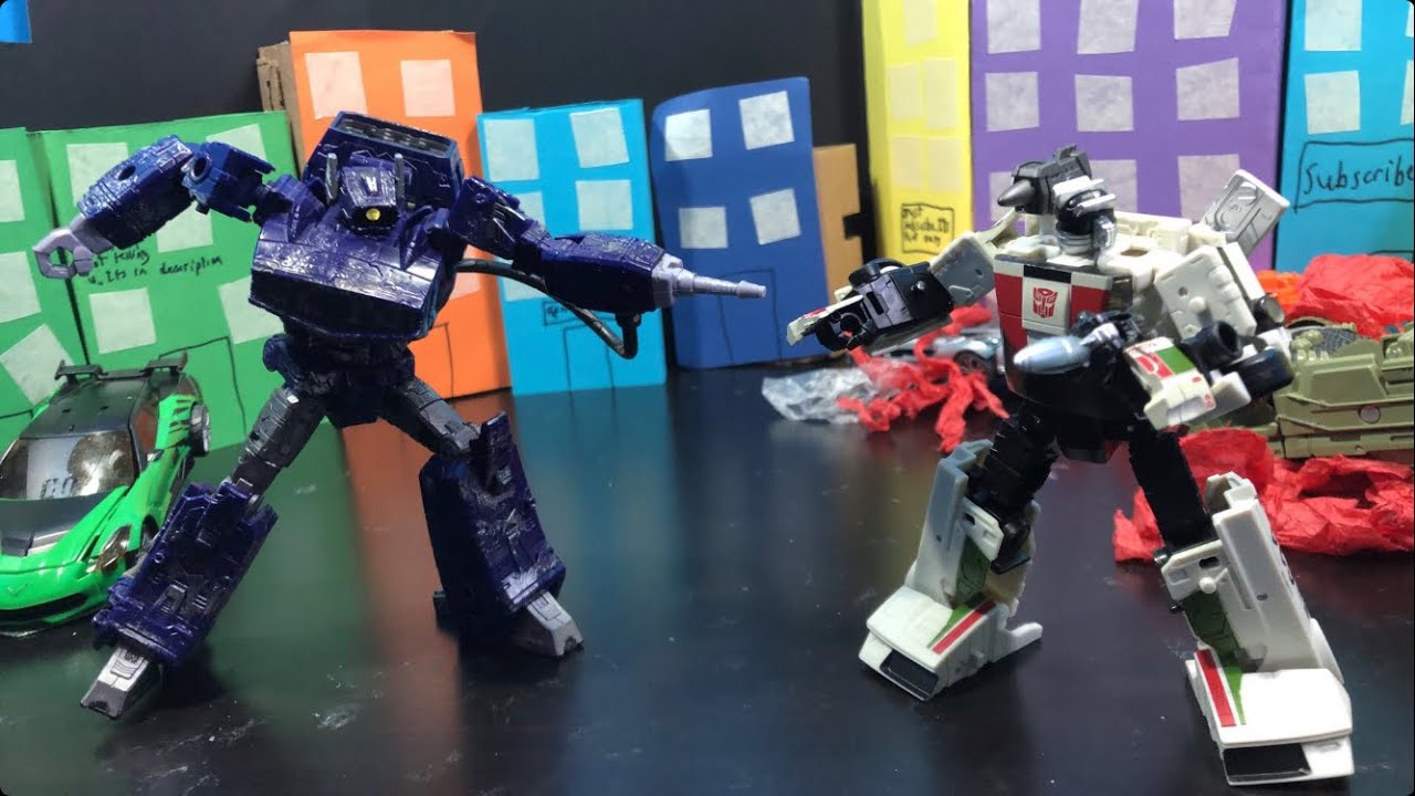 Wheeljack VS Shockwave - Transformers Stop-Motion - YouTube