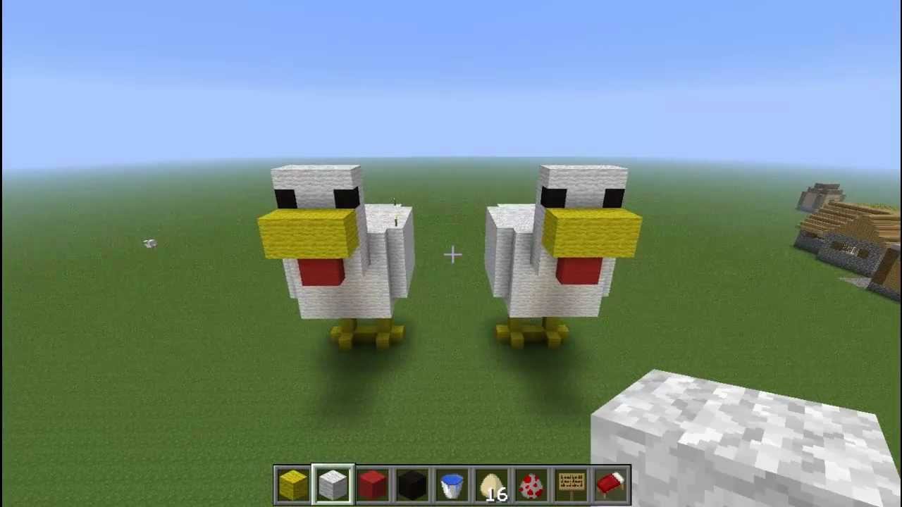 giant chicken egg farm(minecraft 1.2.5 - YouTube