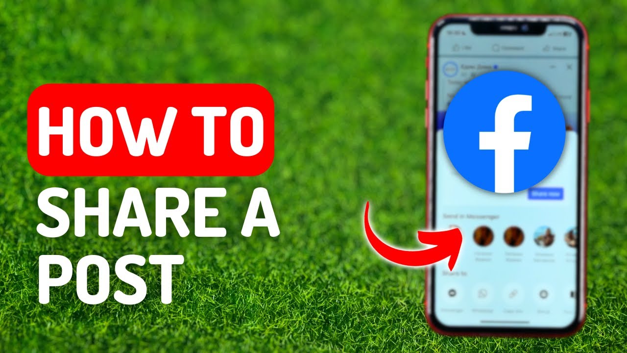 How to Share a Post on Facebook - Full Guide - YouTube
