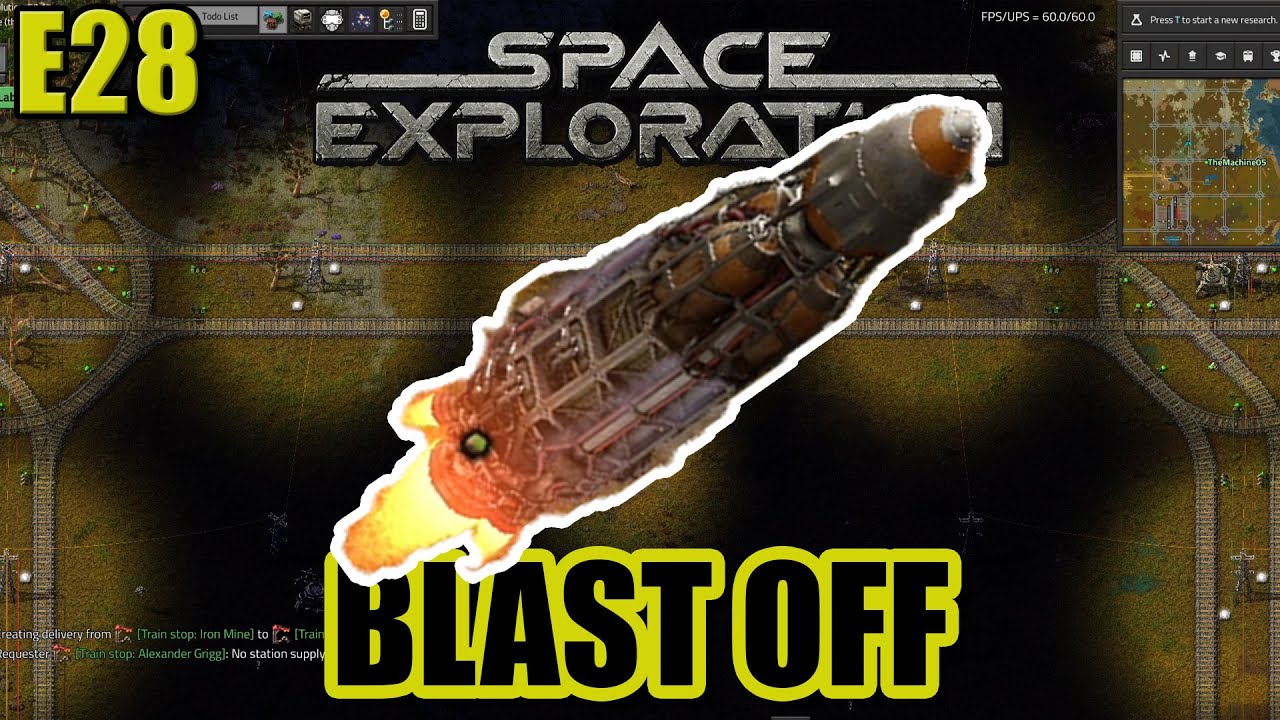 Finally In Space! | Factorio: Space Exploration Mod | LETS PLAY - E28 ...