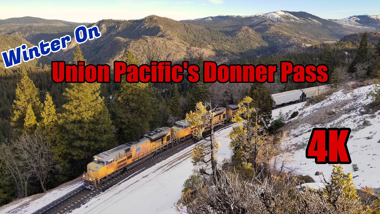 Winter on Union Pacific's Donner Pass - YouTube