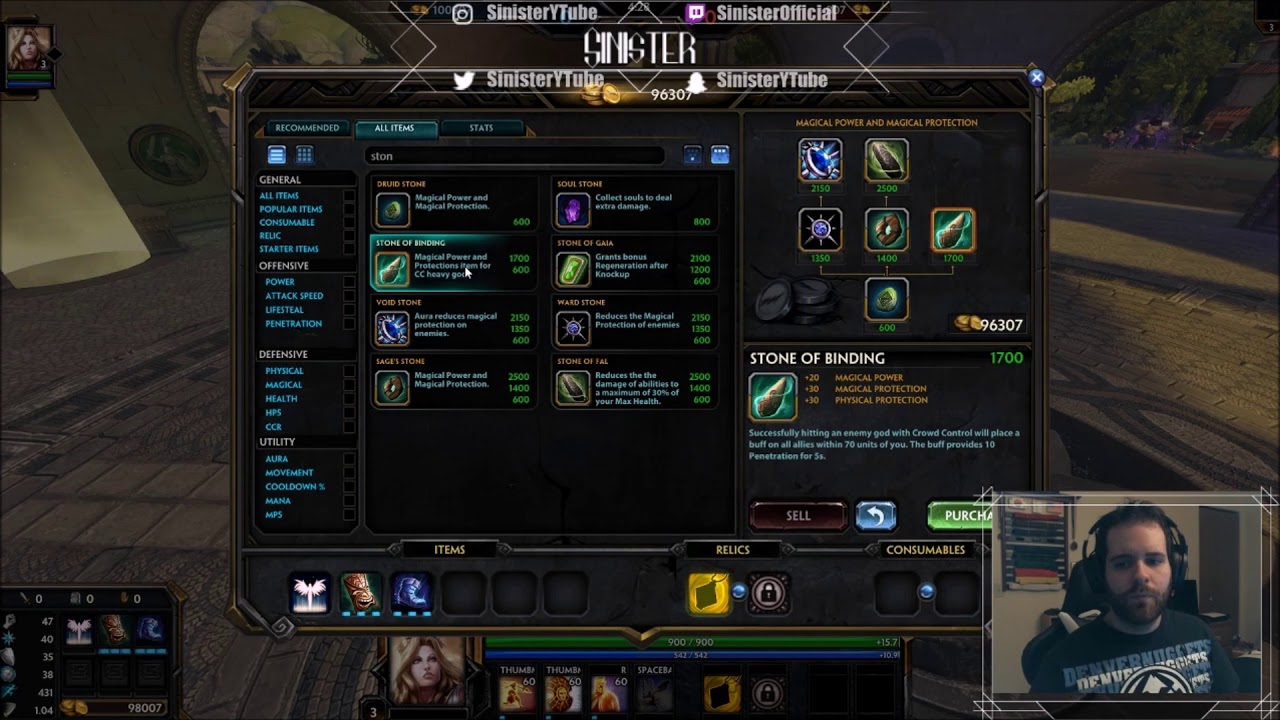 SMITE: Athena Support Build Guide - End of Season 4 - YouTube