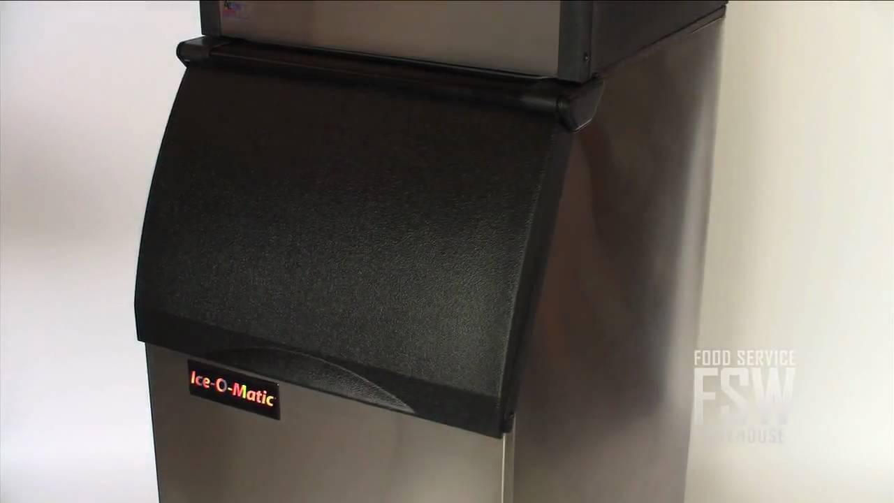 Ice-O-Matic (ICE0320HW) 355 Lb Half Cube Ice Machine - YouTube