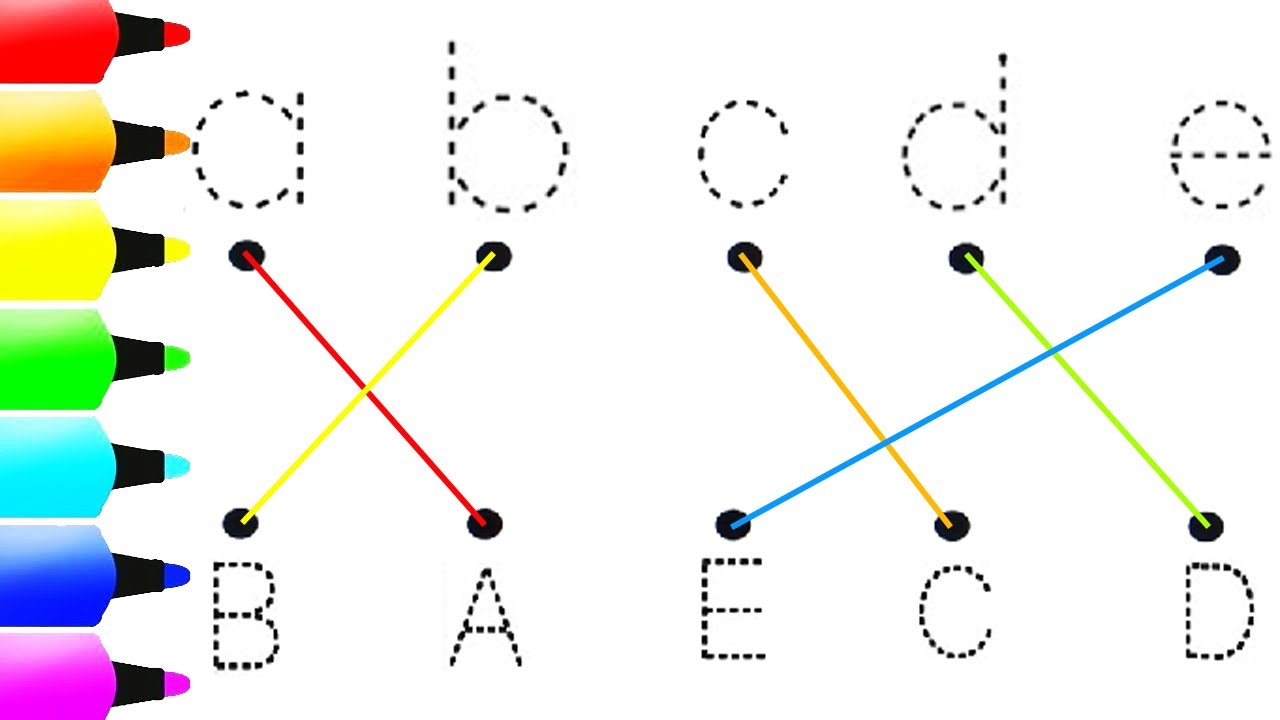 ABC Writing Drawing by Dotted Tracing Alphabet for kids | Read the ...