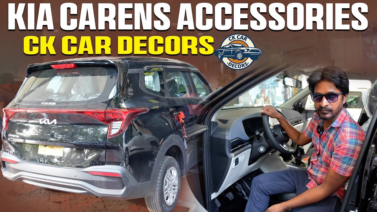 KIA Carens Best Accessories In Hyderabad || CK Car Decors & Accessories ...