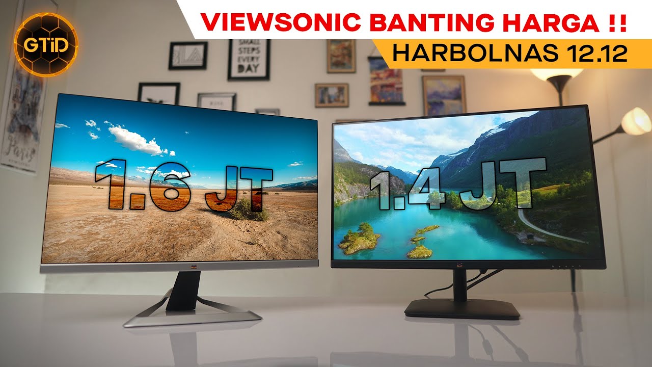 BANTING HARGA! Monitor The Best 1 Jutaan | Viewsonic VX2481 & VA2432 ...