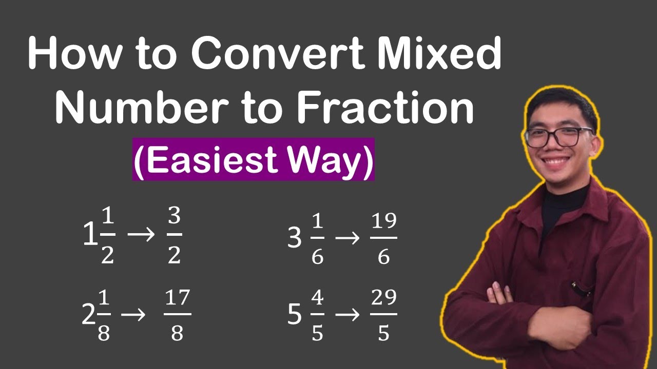 How to Covert Mixed Number to Fraction |Easiest Way| - YouTube