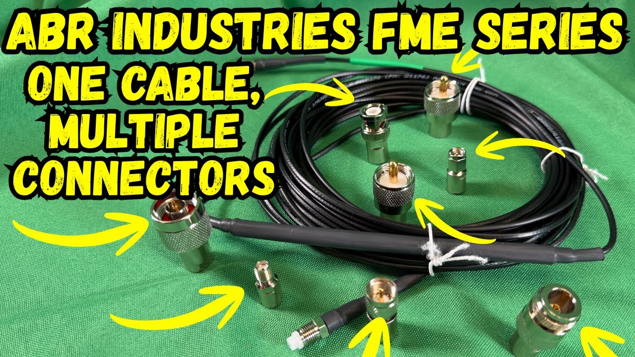 ABR Industries FME Series. One Cable, Multiple Connectors! - YouTube
