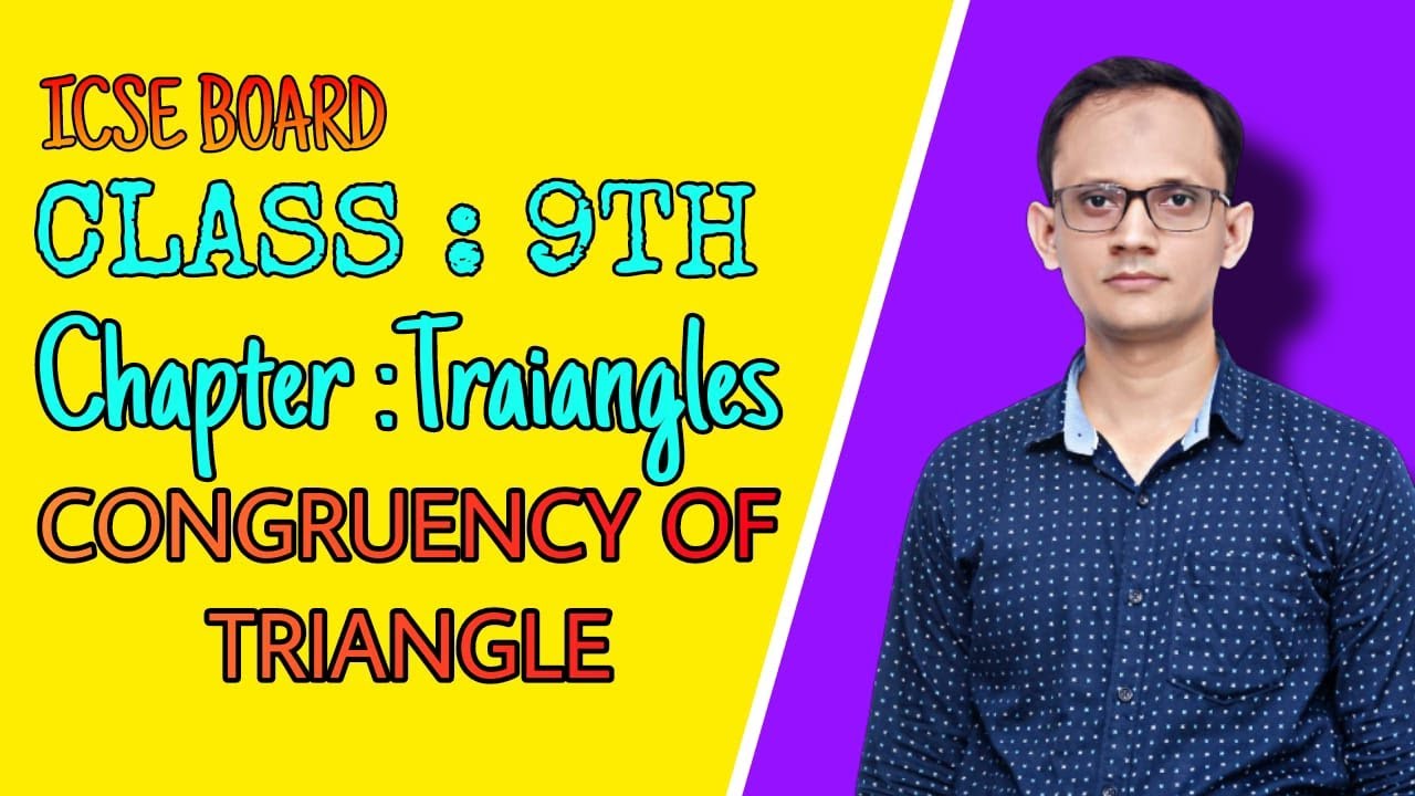 congruency of triangles class 9 introduction - YouTube