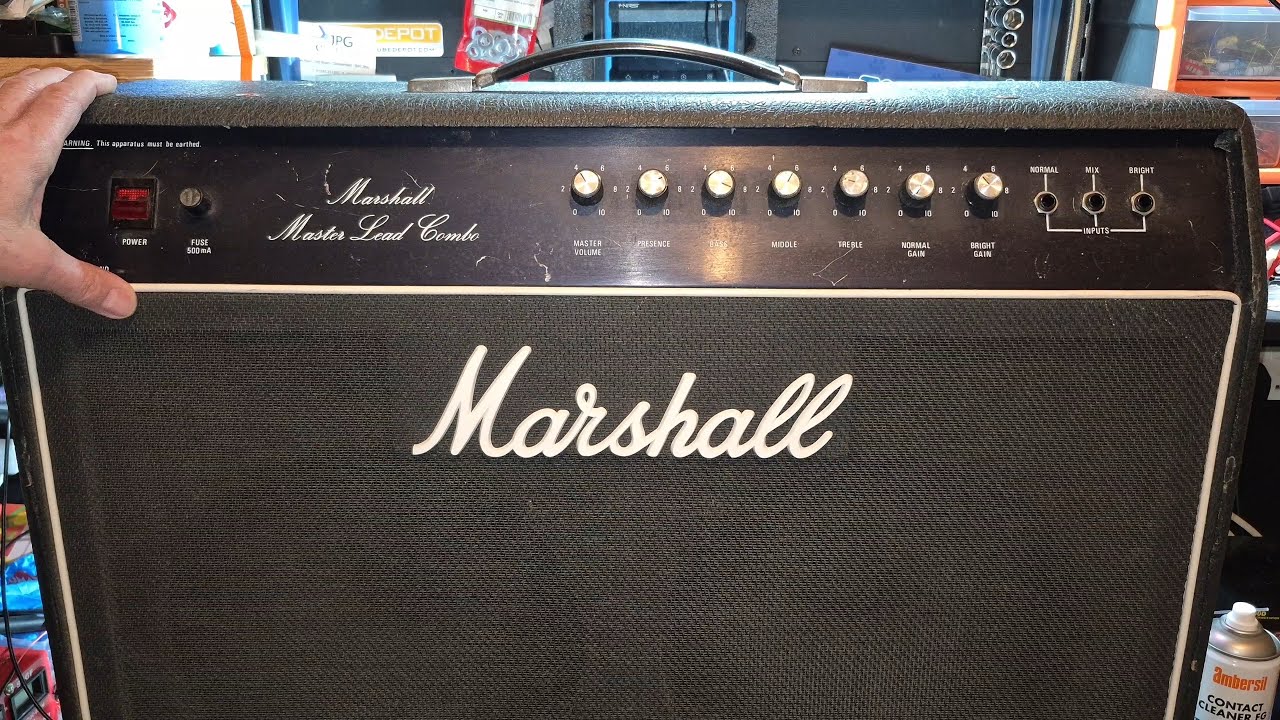 Marshall Master Lead 2199 Solid State Guitar Amplifier from 1978 Let's ...