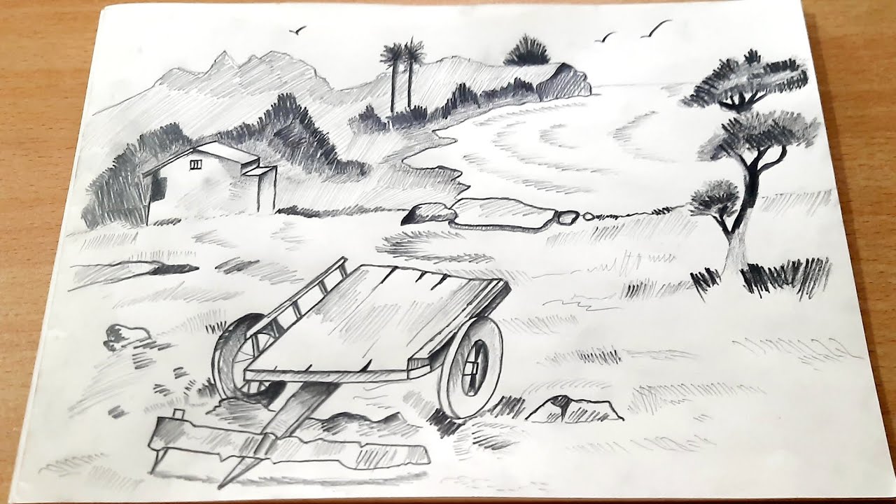 How to draw a Bullock card for beginners || step by step - YouTube