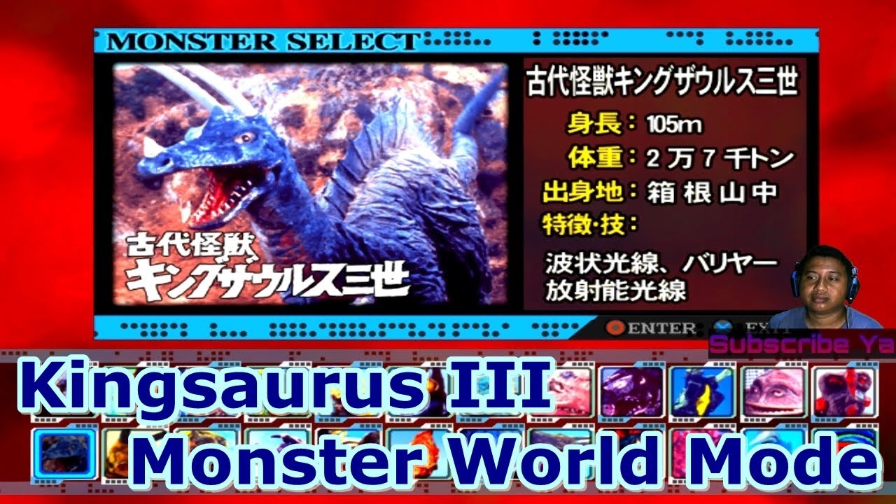 Kingsaurus III Monster World Mode - Ultraman Ps2 - YouTube